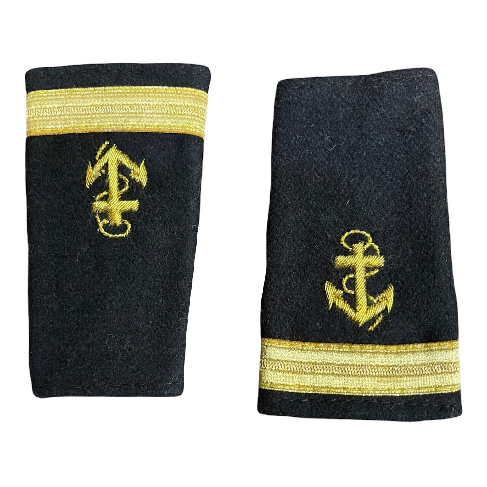 Navy Epaulettes /marine Epaulette Sub-lieutenants Facing Pair - Etsy