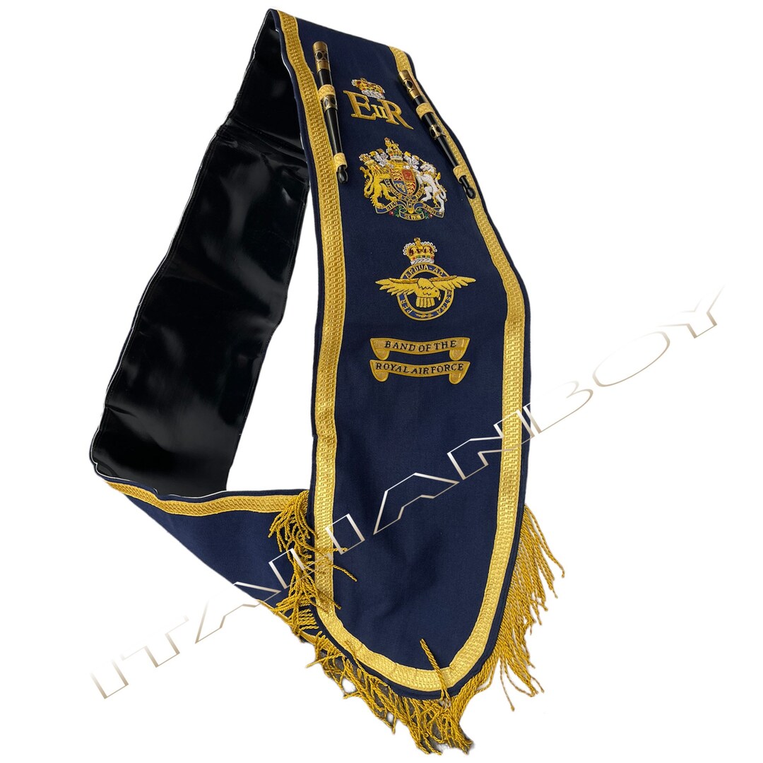 Royal Air Force RAF Baldric Sash 100% Hand Embroidered - Etsy Australia