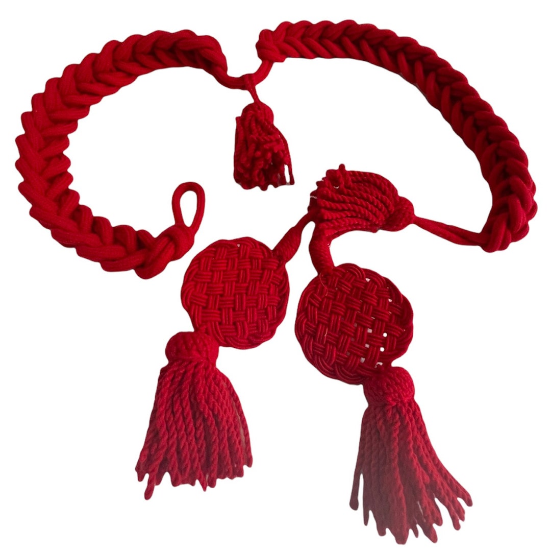 French Napoleonic Shako Cords Red Military Accessory - Etsy