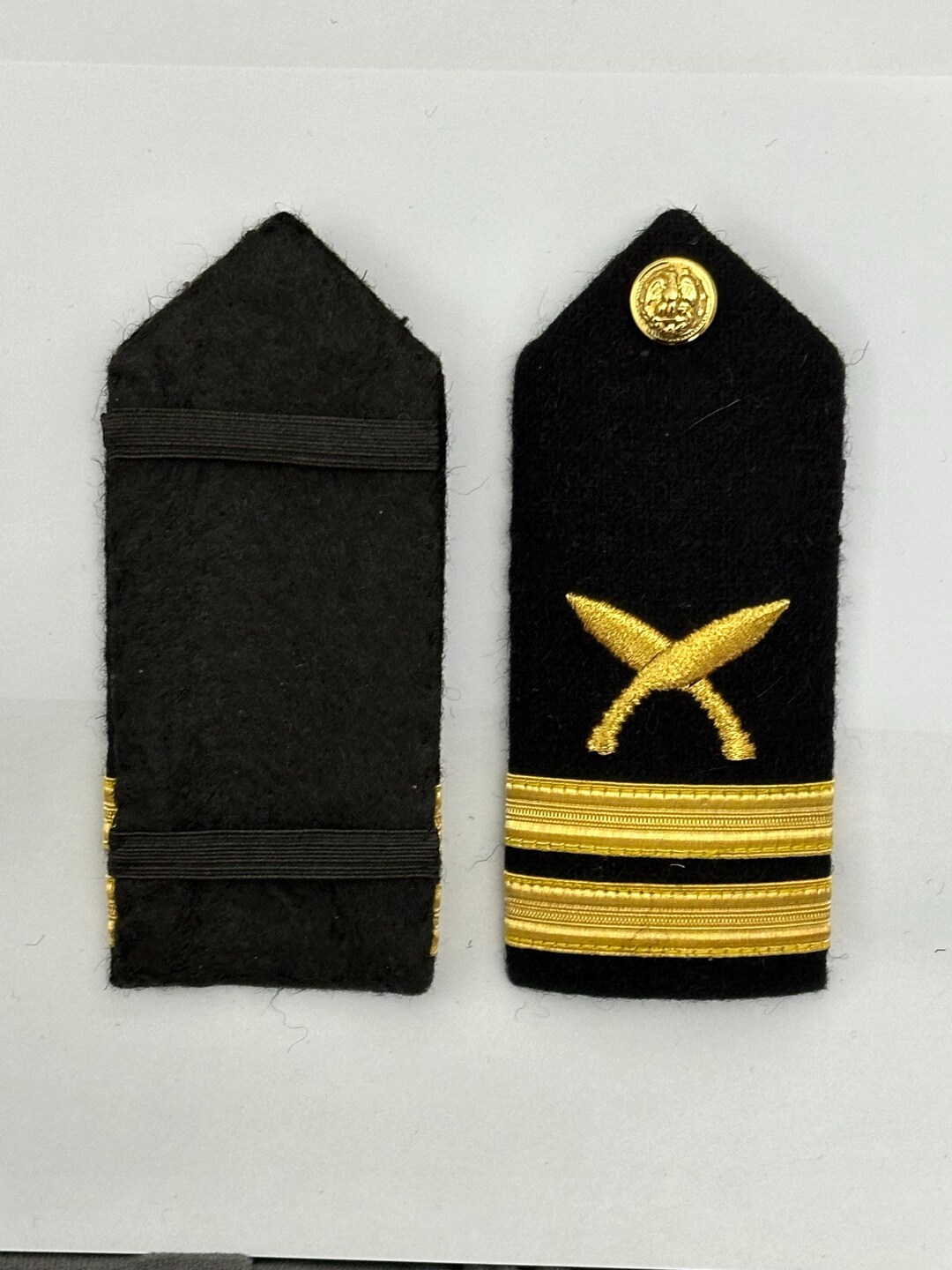 US Navy Ships LTJG Shoulder Board 2 Bar Pair - Etsy