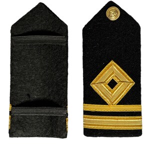 The US Navy Merchant 1 1/2 Bars Epaullete Pair - Etsy