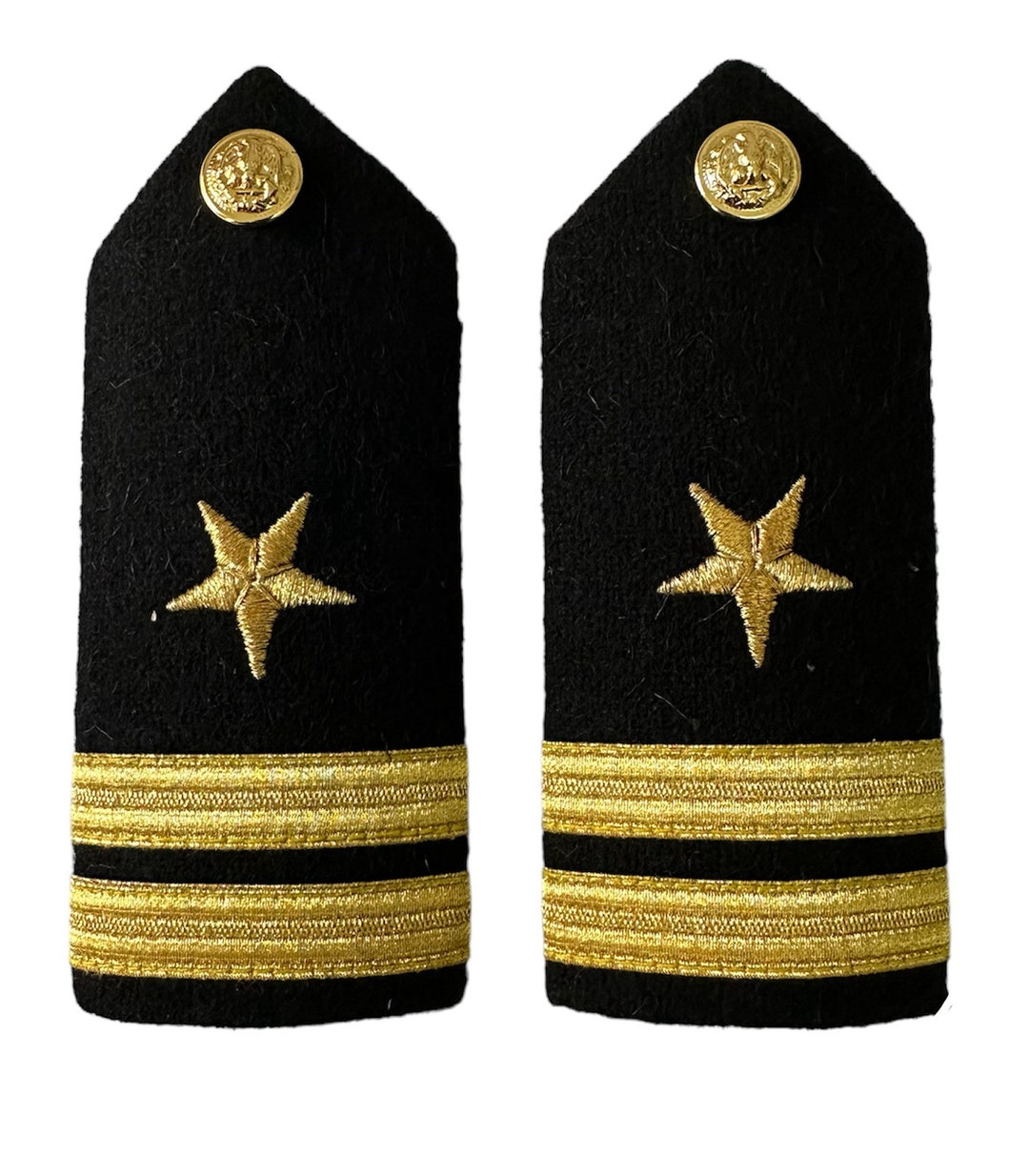 US Navy Lieutenant Rank Hard Shoulder Boards Pair - Etsy