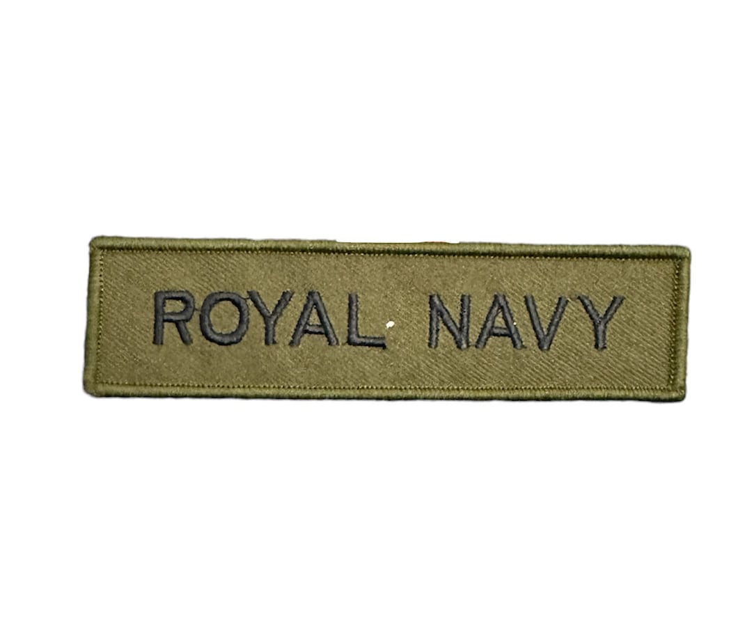 The Royal Navy Embroidery Patch - Etsy