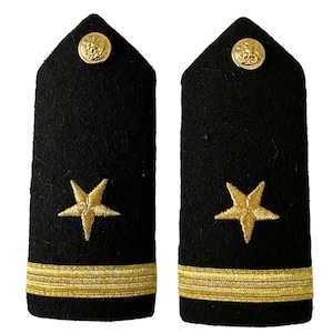 US Navy Ensign Shoulder Boards Pair - Etsy