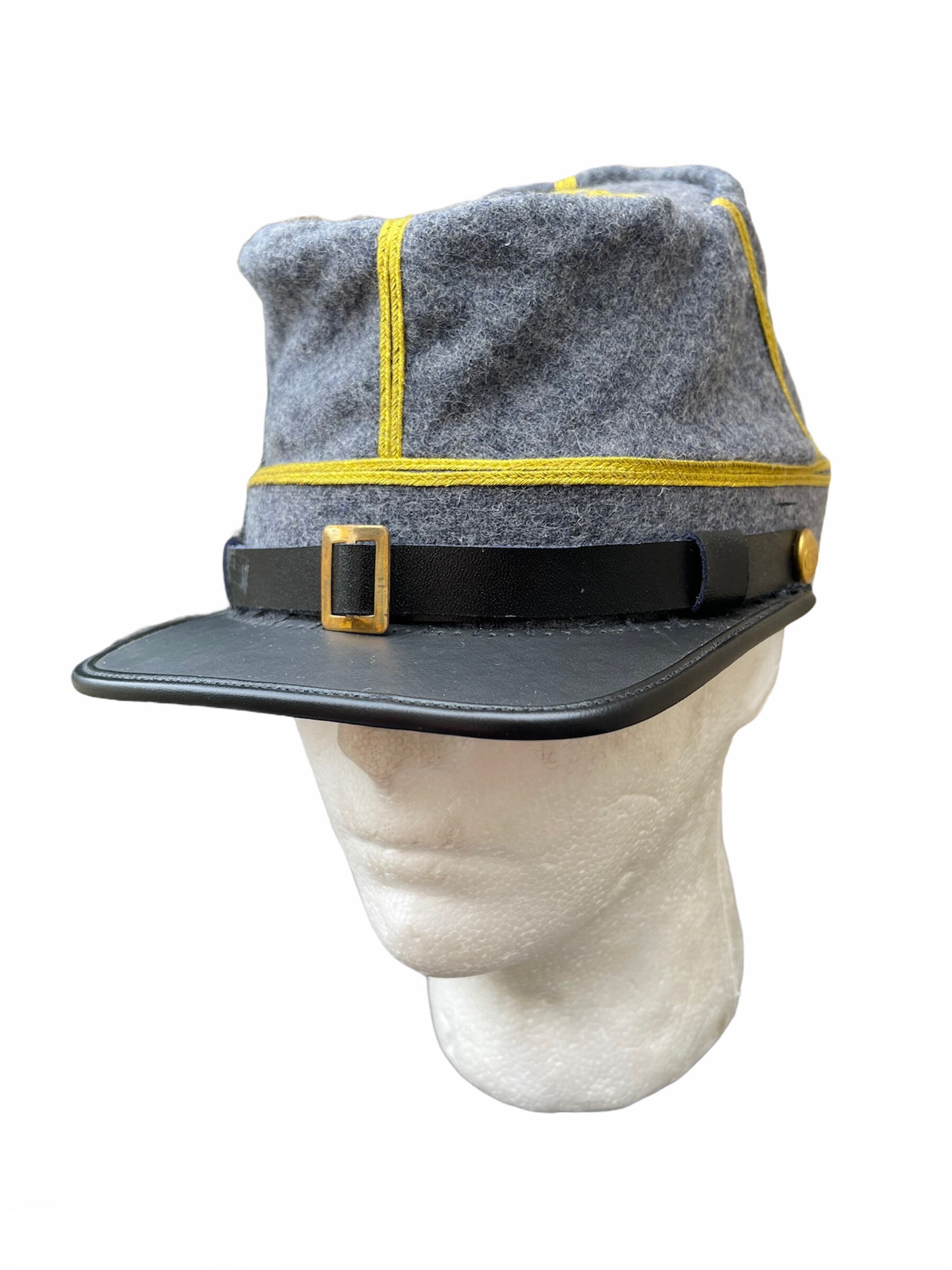 U.S Union civil war CS Captains Kepi Hat | Etsy