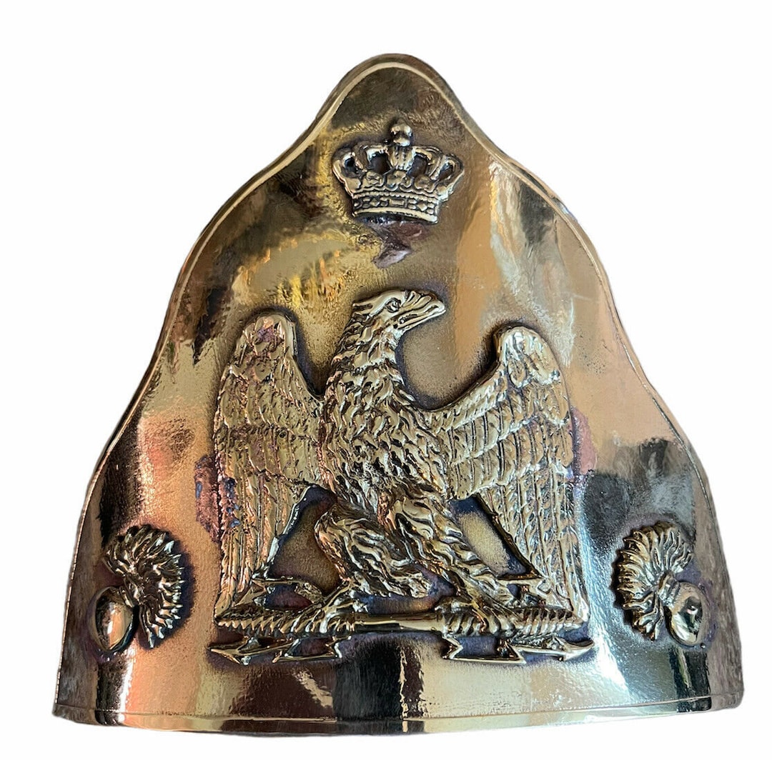 French First Empire Old Guard Bearskin Shako/hat Plate - Etsy