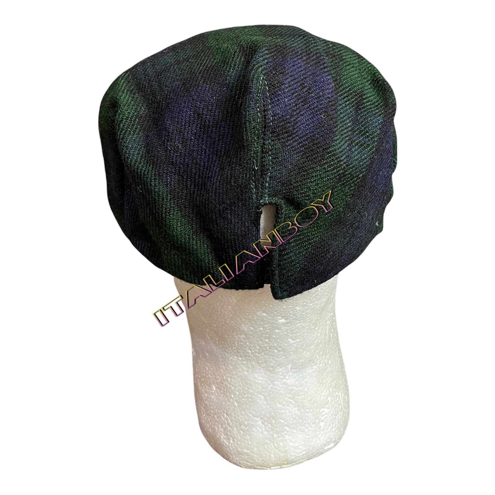 Black Watch Tartan Old Man Style Mans Cap One Size | Etsy