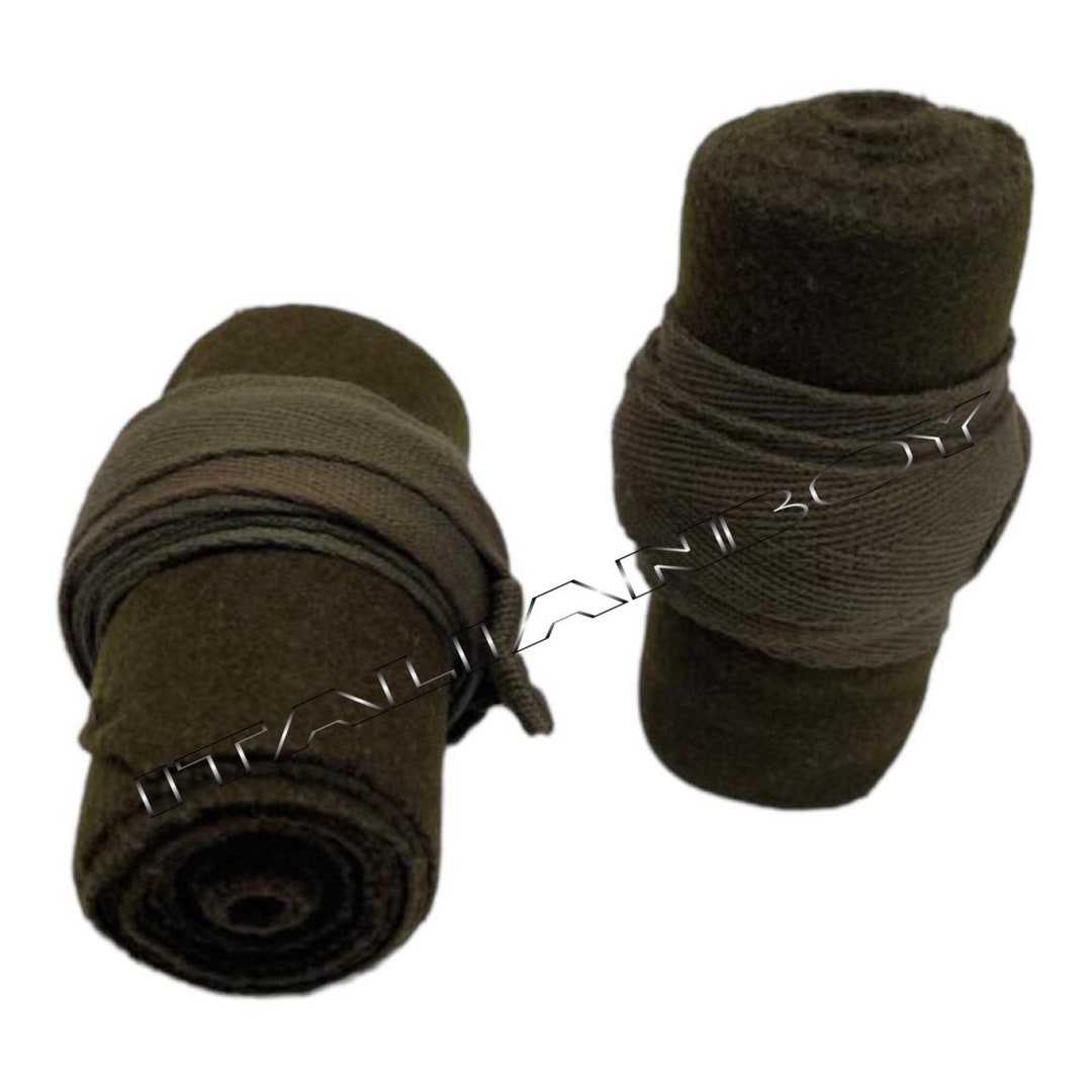 WW2 British Army Puttees - Green Wool Wraps Gaiters Pair Uniform ...