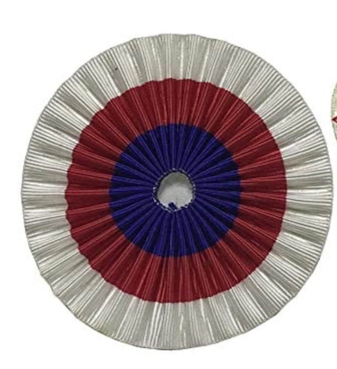 Napoleonic, British Cockade for Troop Hat or Shako Hat ( Blue Red White ...