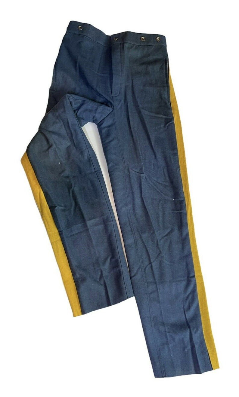 US Civil War Sky Blue Trouser With Yellow Rank Stripe - Etsy