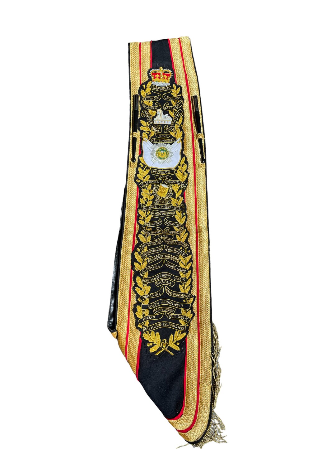 THE Scots GUARDS Drum Major's Baldric Sash Fully Hand Embroidered - Etsy