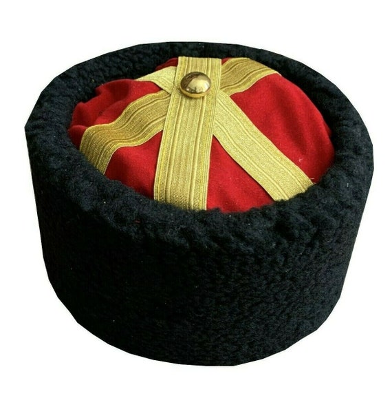 Napoleon Pouf Kalpak Cap Soldier History Costume First World | Etsy
