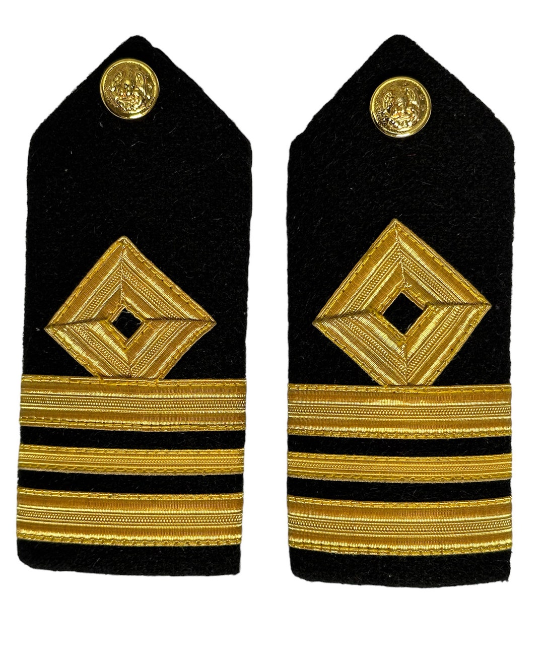 The US Navy Merchant Epaulette for the Hard Slight Curved Diamond 2 1/2 ...