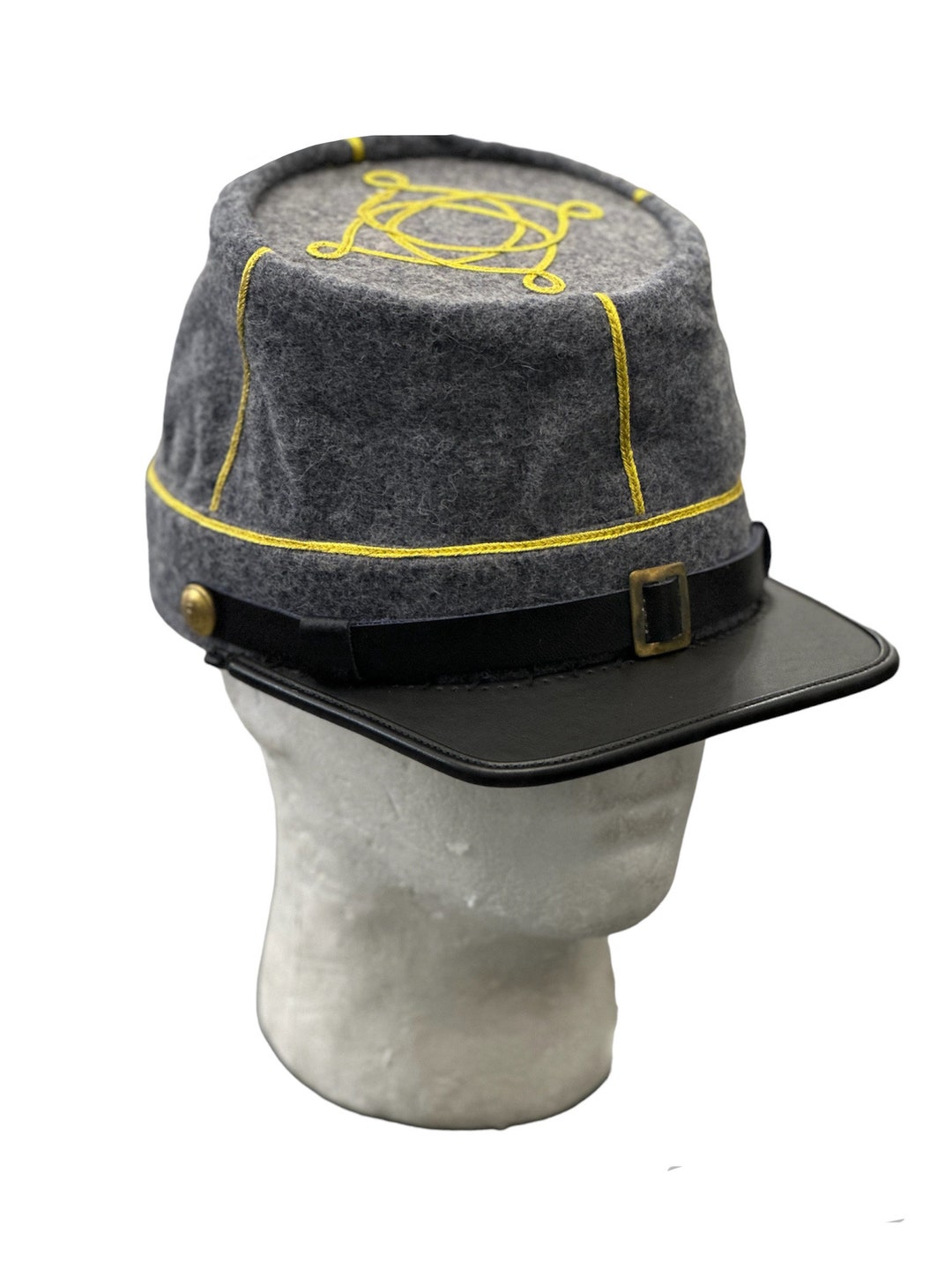 U S CIVIL WAR CS Lieutenant Kepi Hat - Etsy