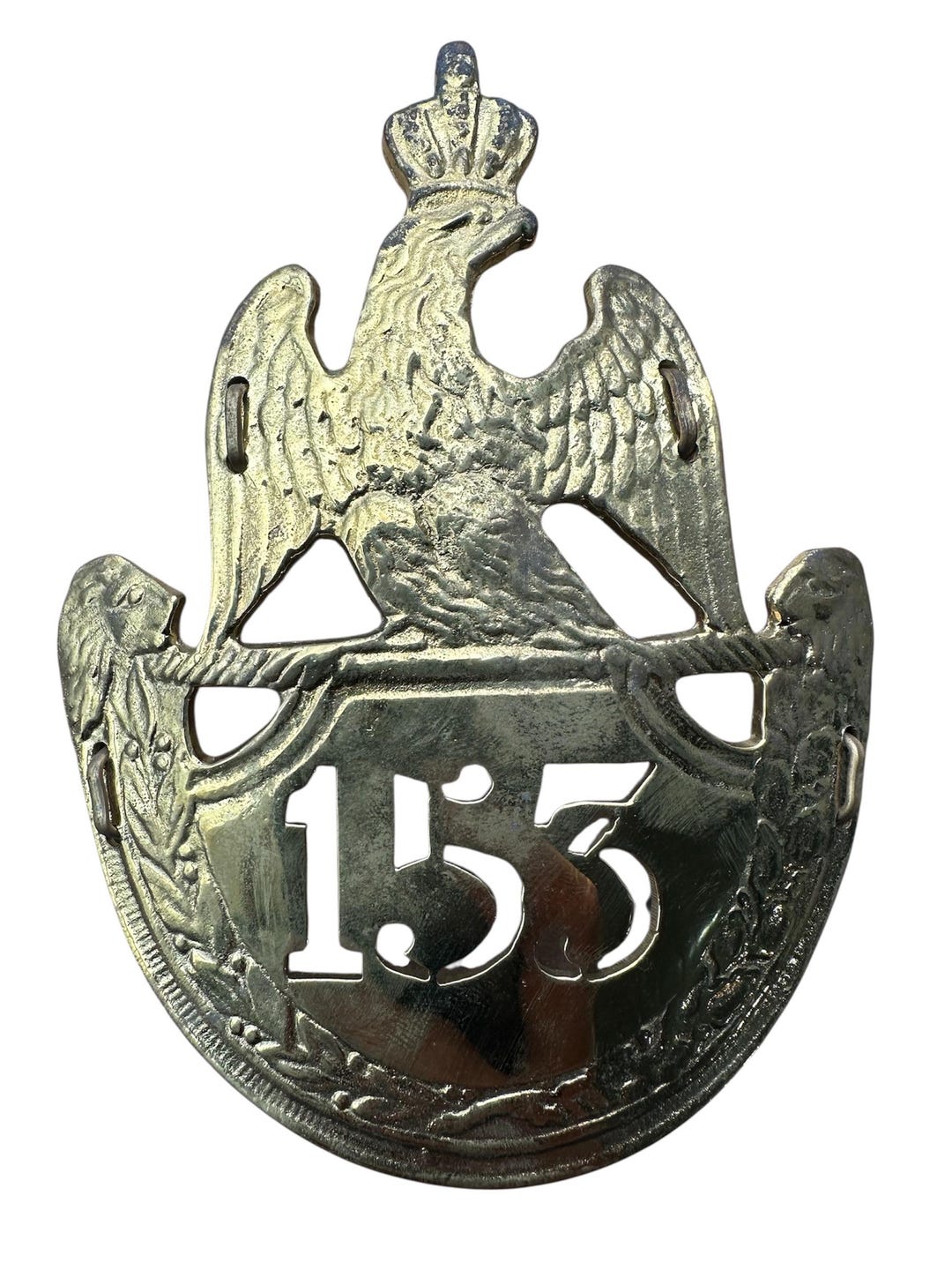 The 153rd Regiment French Napoleonic Shako Plate - Etsy