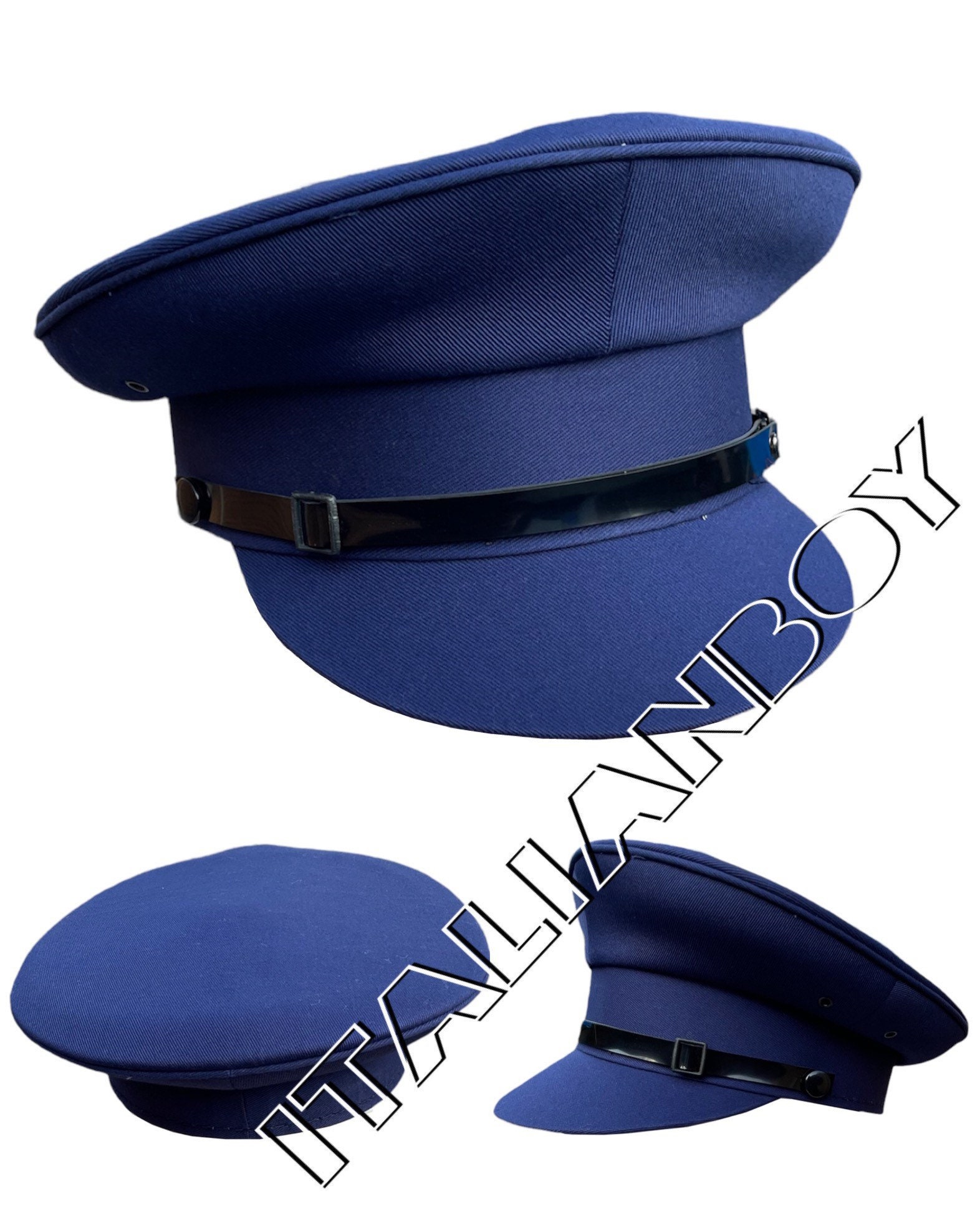 Driver Chauffeur Hat / Cap Blue Formal - Etsy