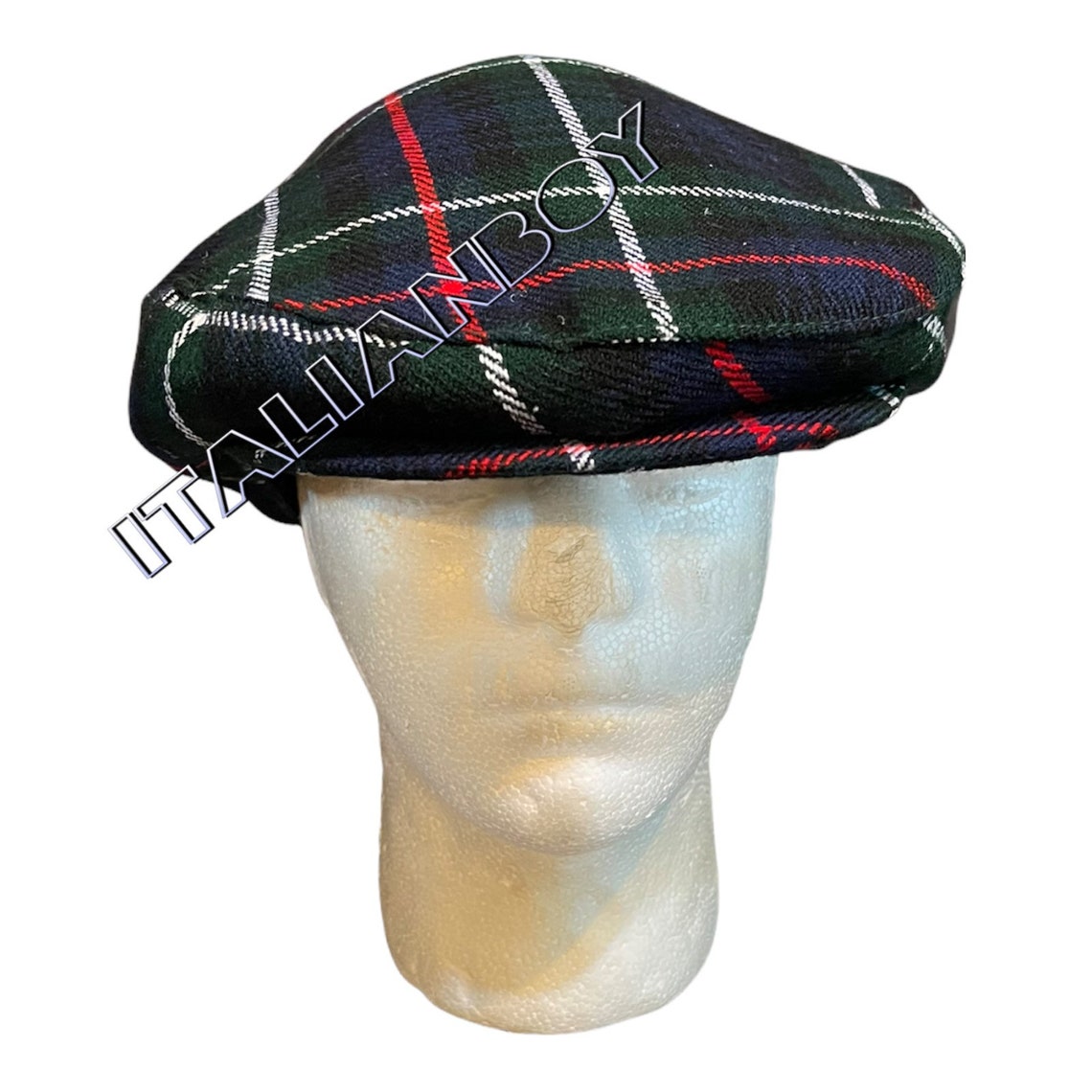 Vintage Scottish Flat Cap / Gentlemens Hat in Mackenzie Tartan - Etsy