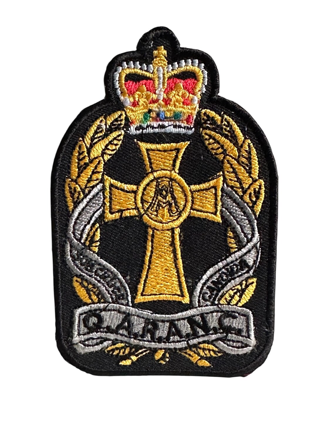 QARANC Royal Crown Embroidered Patch Military Badge, Black & Gold - Etsy
