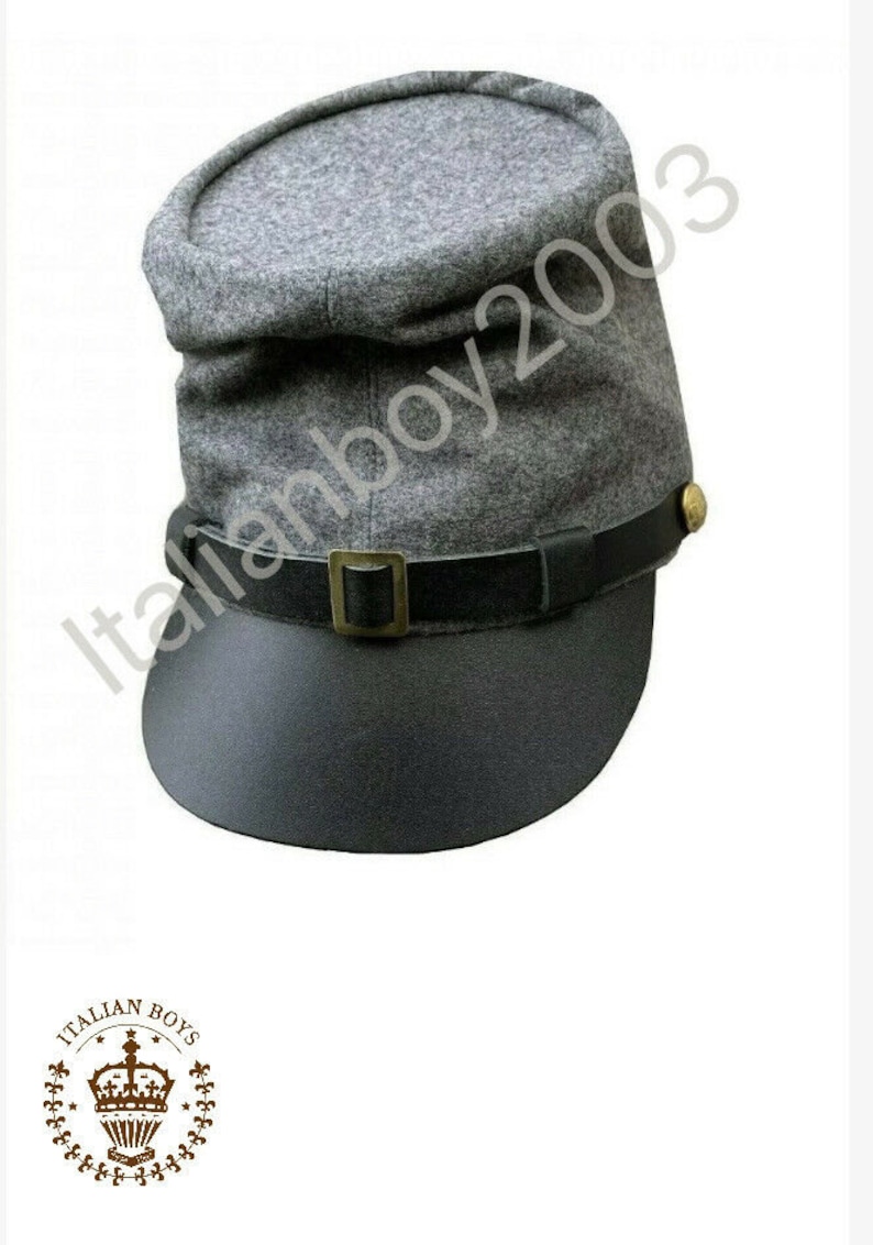 American Civil War Confederate forage Bummer Hat Grey Kepi | Etsy