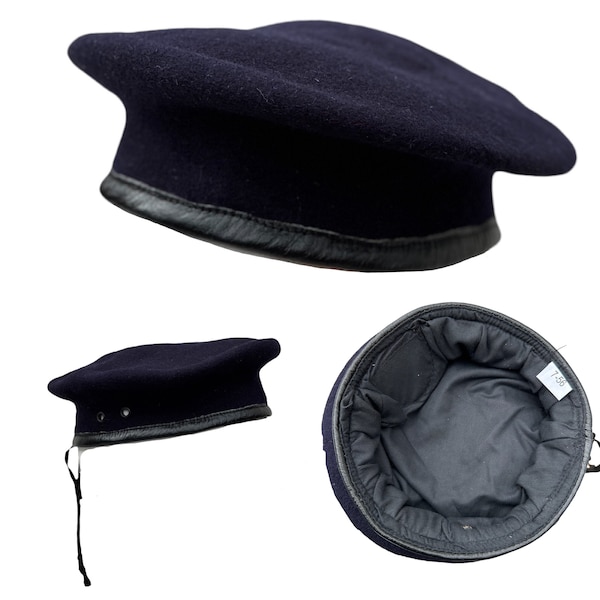 Navy Blue Military Beret - Etsy