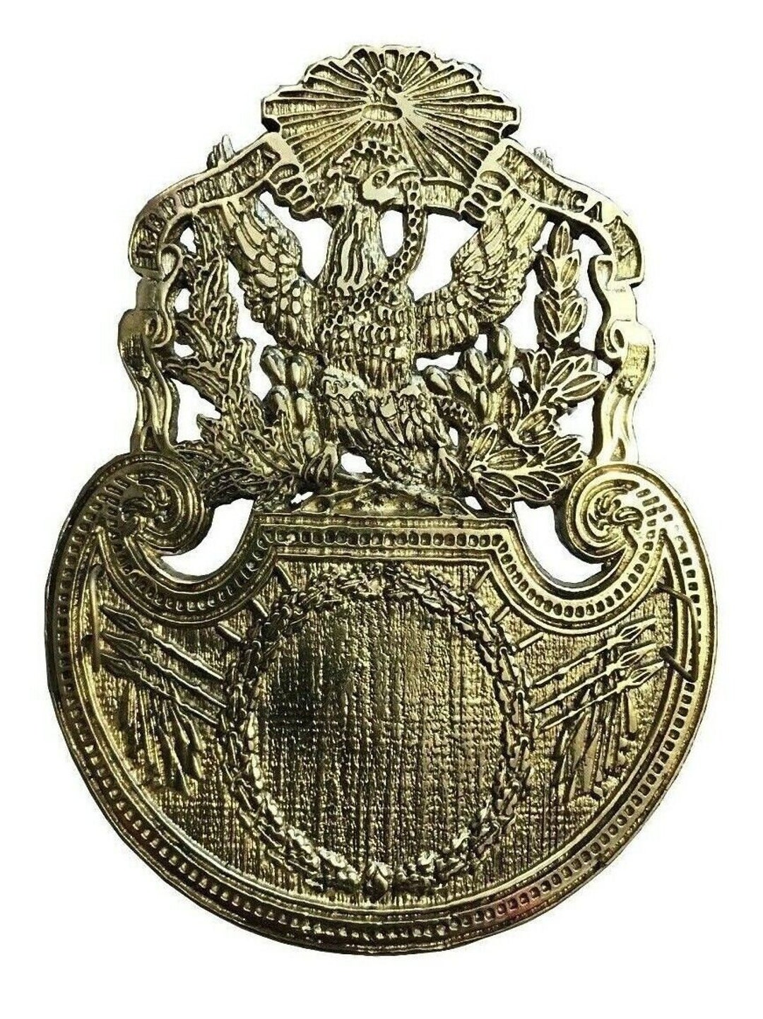 Mexican Army Shako Hat / Plate - Etsy