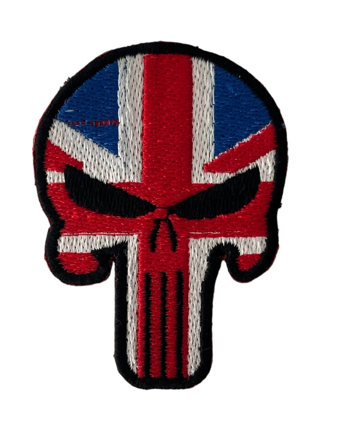 British Skull Flag Embroidery Ironed Patch/badge - Etsy