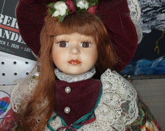 Maroon Doll Dress - Etsy
