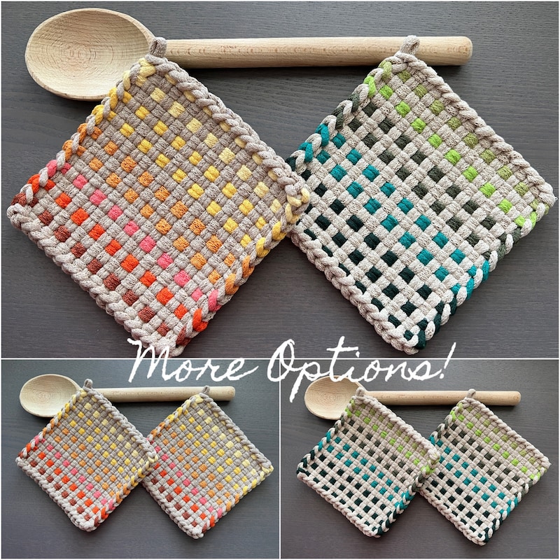 Woven Pot Holder - Etsy
