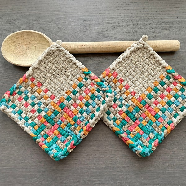 Cotton Potholder Loops - Etsy