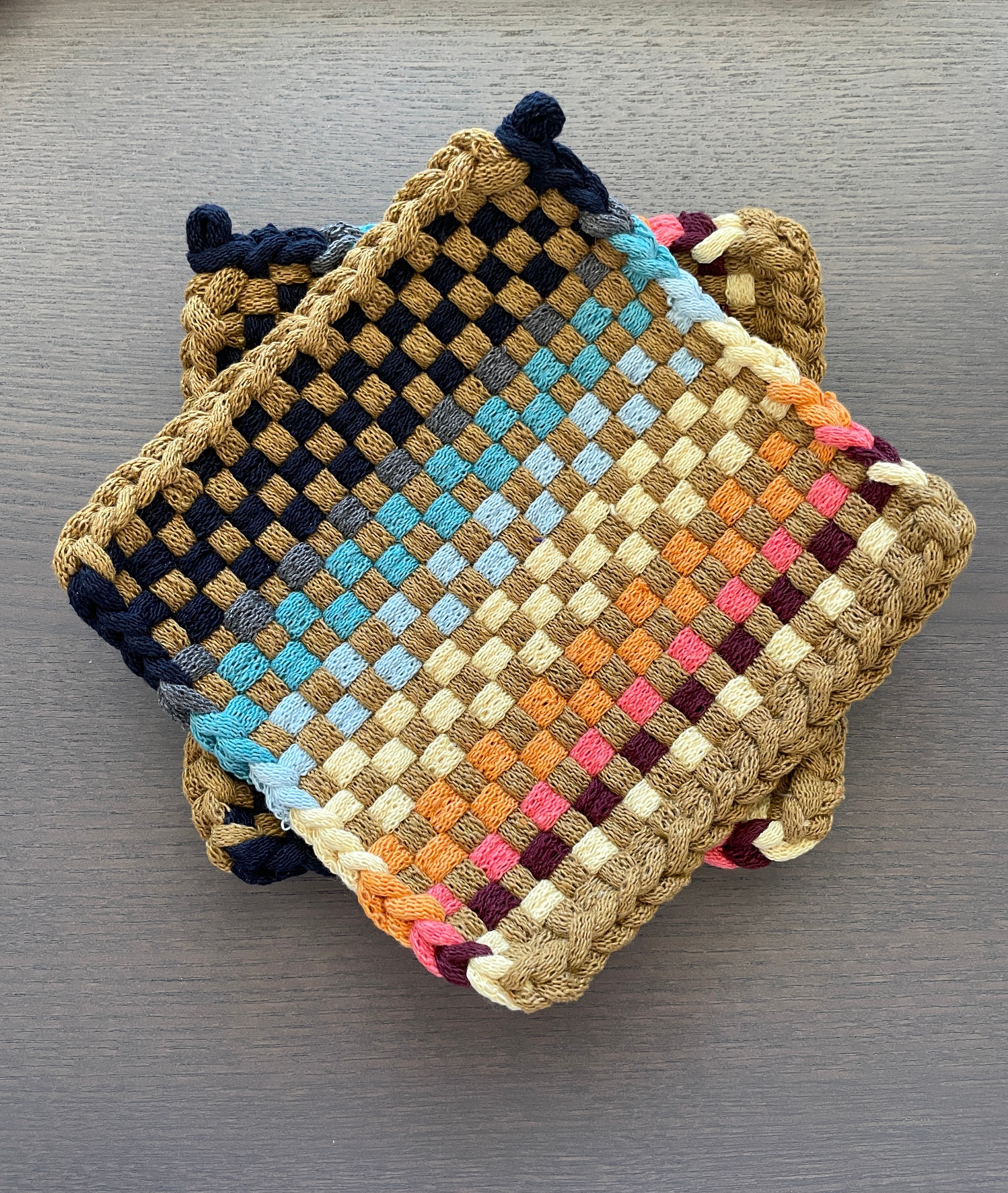 Freeport — Handmade Loomed Potholder Set of 2 — Artisan Gift for Home ...