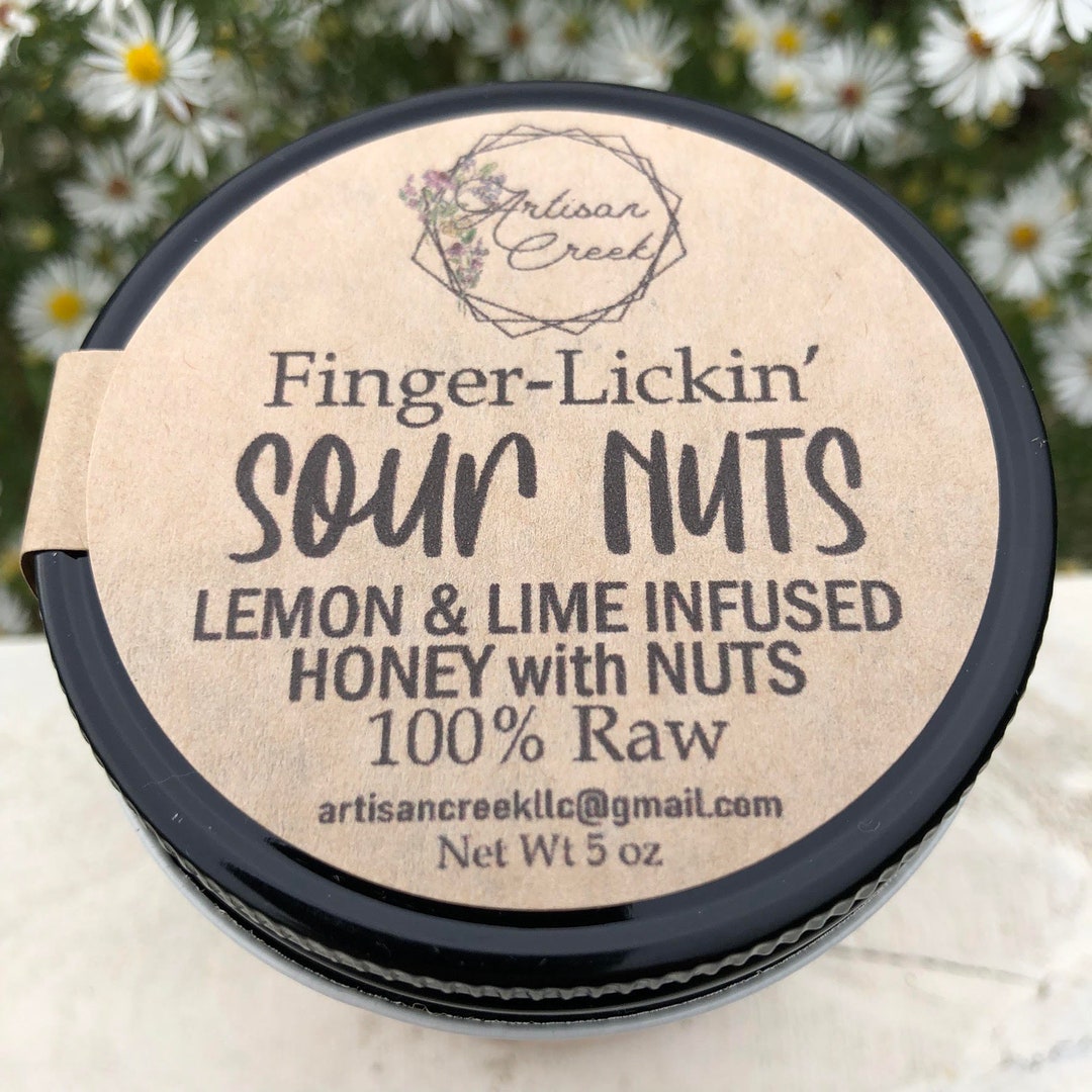 SOUR NUTS - Lemon Lime Finger Lickin Nuts & Honey, Infused Honey and ...