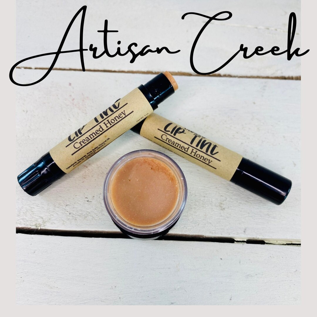 Creamed Honey LIP TINT Natural Shea Butter and Beeswax Lip | Etsy