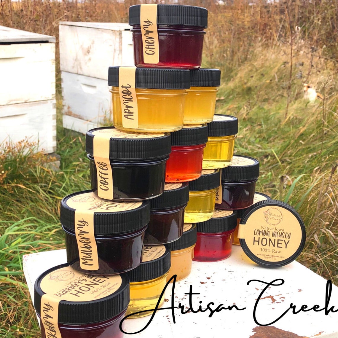 TROPICAL TRIO - Infused Honey Sampler - Mango, Dragon Fruit, Pineapple ...