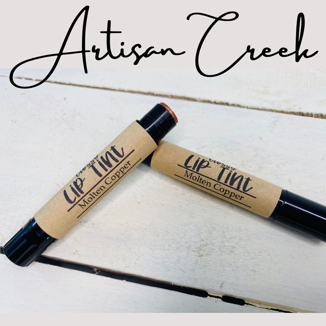 Molten Copper LIP TINT, Natural Shea Butter and Beeswax - Lip Gloss ...
