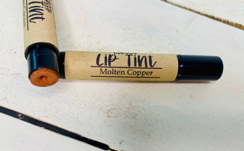 Molten Copper LIP TINT Natural Shea Butter and Beeswax Lip | Etsy