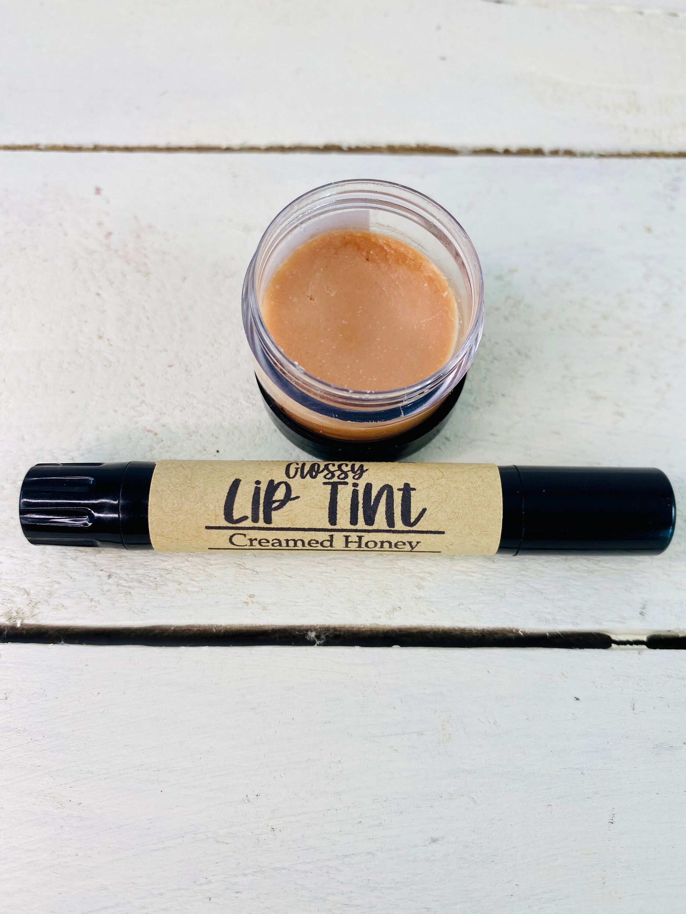 Creamed Honey LIP TINT Natural Shea Butter and Beeswax Lip | Etsy