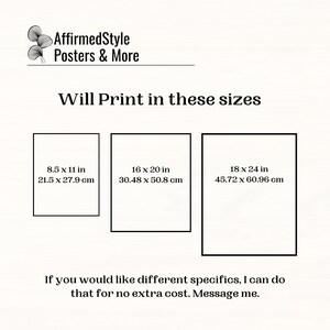 Mindful Alphabet Poster, Alphabet Poster, Mindful Poster, Playroom ...