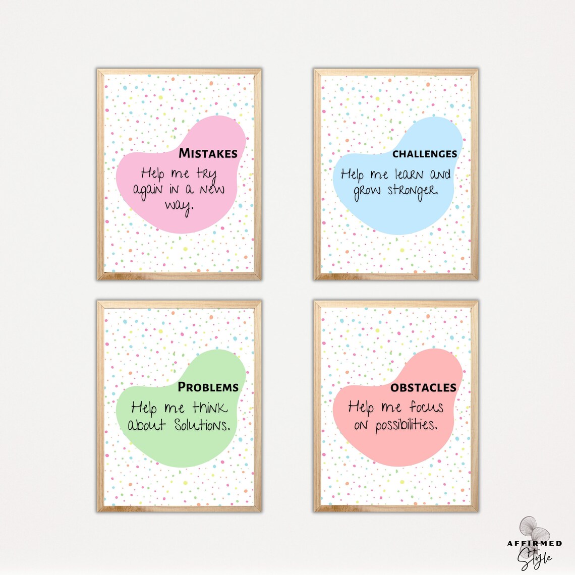 Growth Mindset Poster Set Children Growth Mindset Posters - Etsy Canada