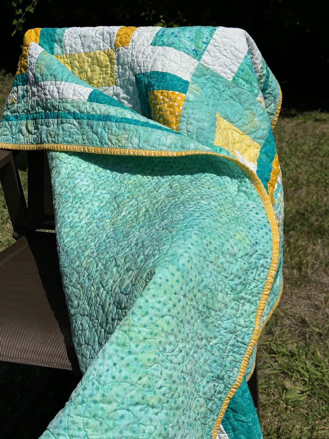 Lotsa Dots Quilted Throw - Etsy