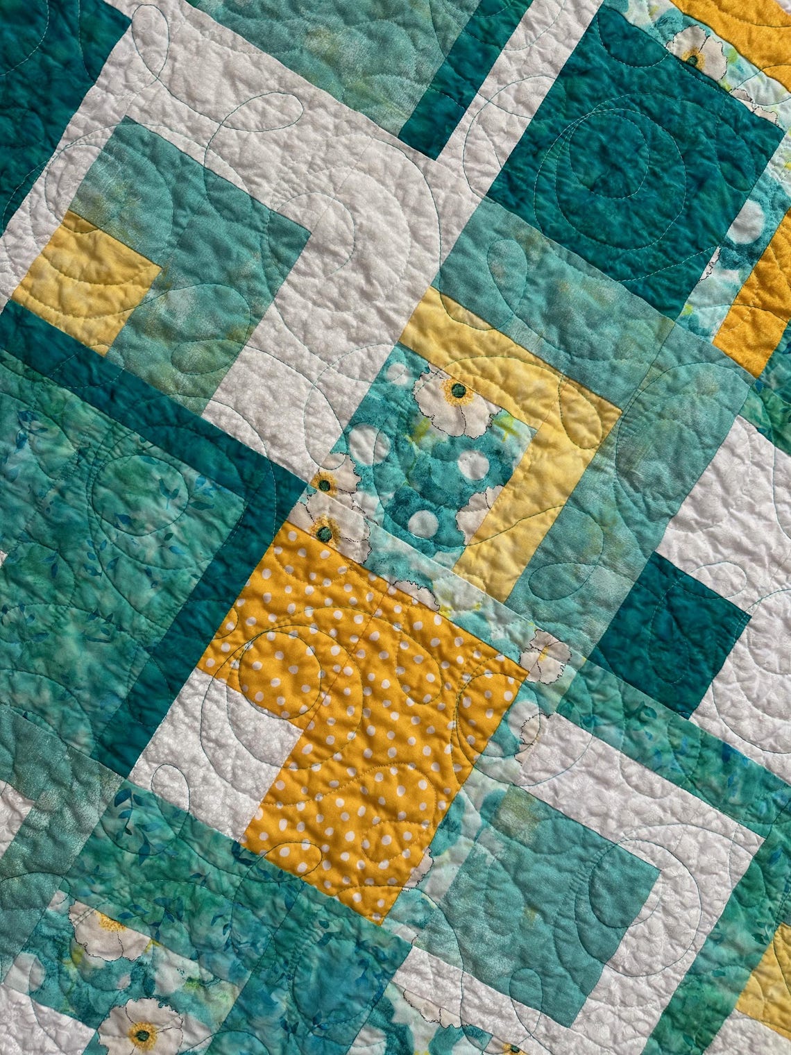Lotsa Dots Quilted Throw - Etsy