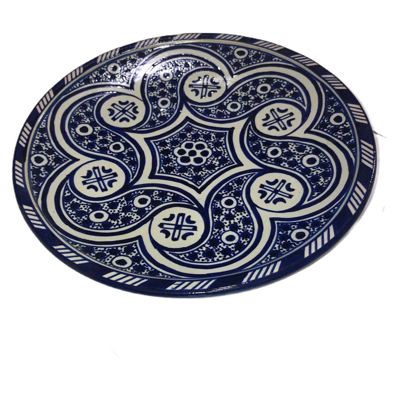 Colorful Ceramic Plate,pottery Dinner Plate/handmade and Hand-painted ...