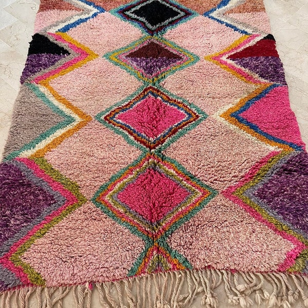 Pink Moroccan Rug - Etsy