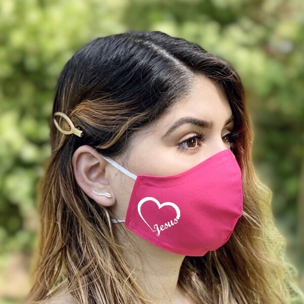 Jesus Face Mask - Etsy