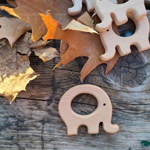 Elephant Teether - Etsy