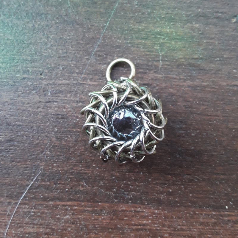 Chainmail Pendant - Etsy