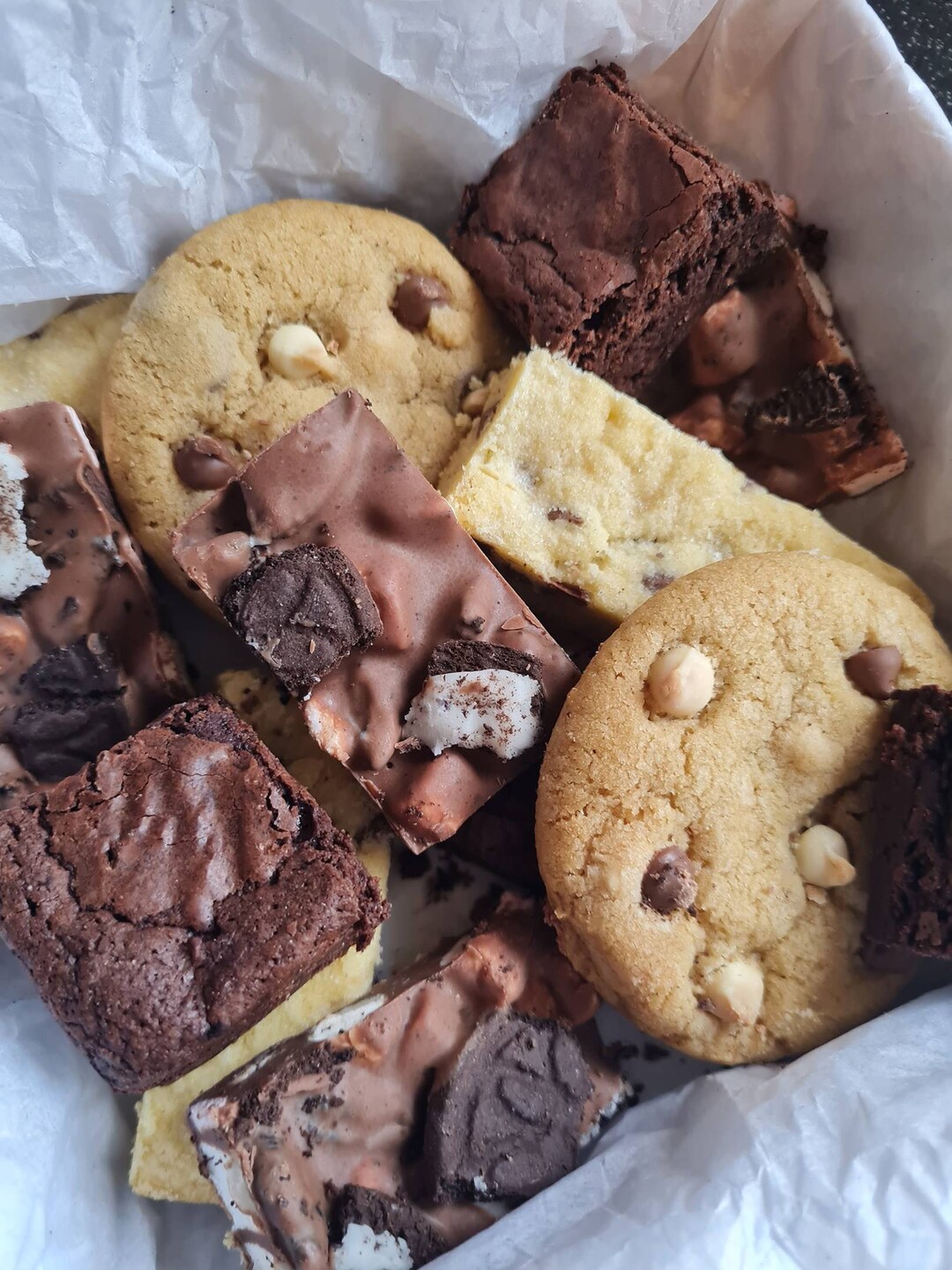 Chocolate Graze Box Homemade Shortbread Oreo Rocky Road - Etsy