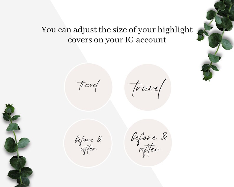 Handwritten Minimalist Instagram Story Covers. Neutral - Etsy
