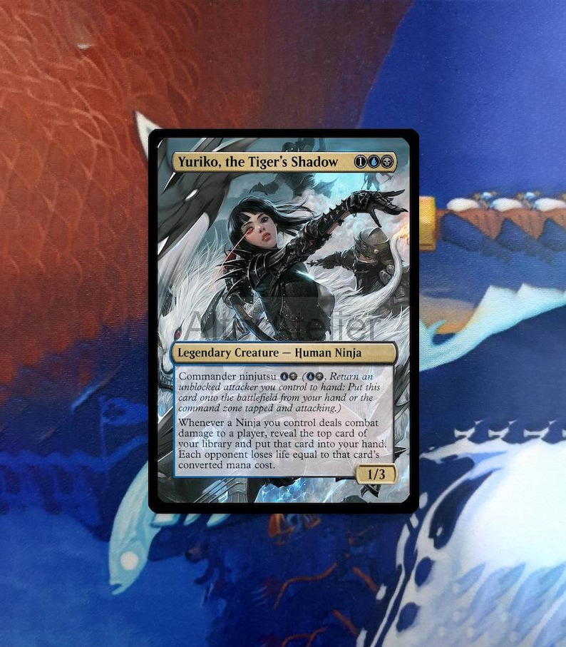 Magic The Gathering/MTG Yuriko the Tiger's Shadow Art | Etsy
