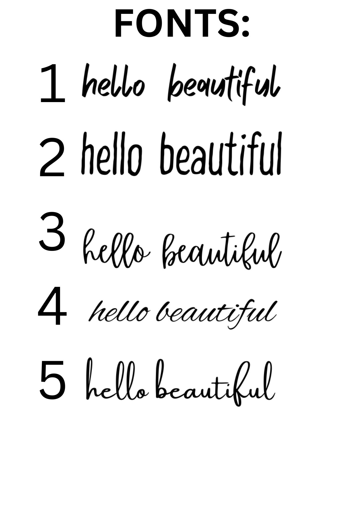 Hello Beautiful Decal - Etsy