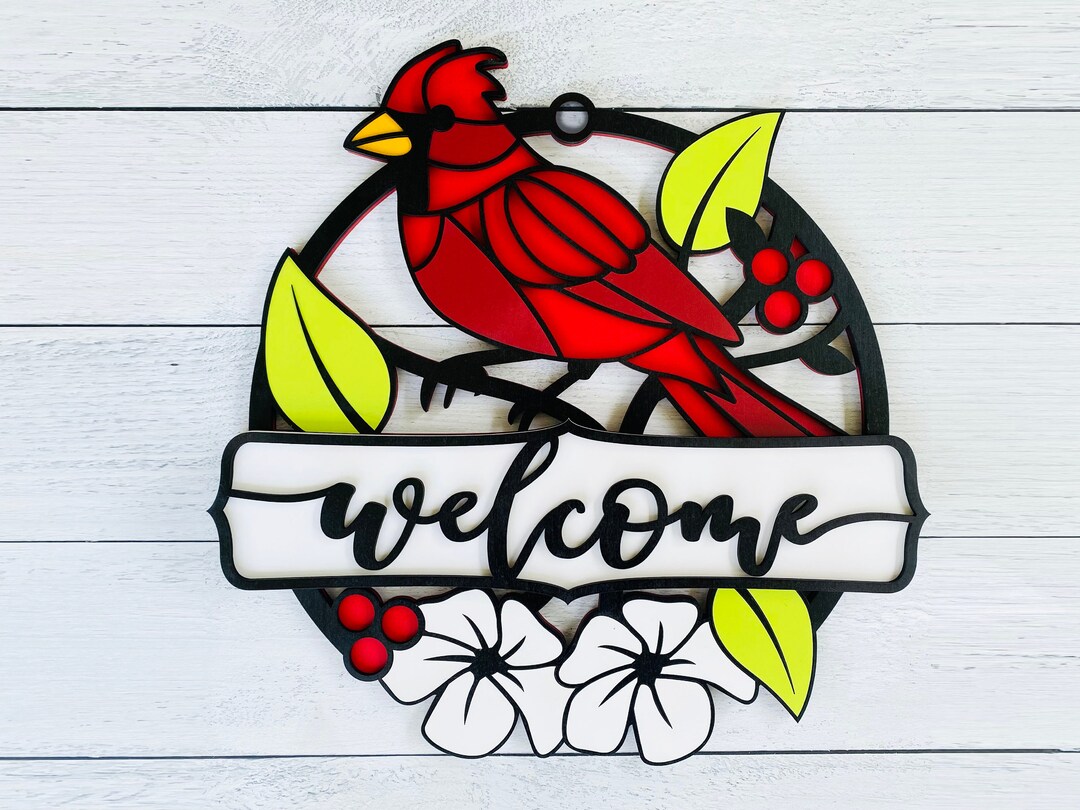 Cardinal Door/wall Hanger - Etsy